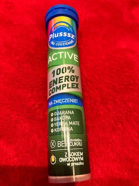 PLUSSSZ ACTIVE - energy complex - effervescent tablets £6.79 - PicClick UK