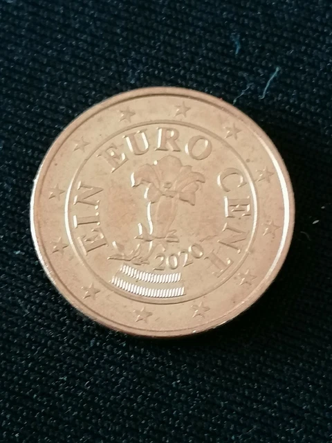 MONETA COIN AUSTRIA ÖSTERREICH 1 euro cent - anno 2020 FDC da rotolino ...