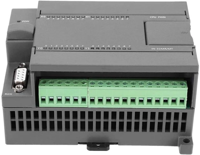 PLC CONTROLLER, DC24V Programmable Logic Controller 4 Channel 100K ...