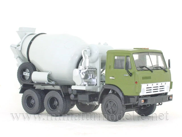 1:43 KAMAZ 5511 Betonmischer SB-92 Russische DDR concrete mixer USSR Ovp Ex SSM EUR 94,05 ...