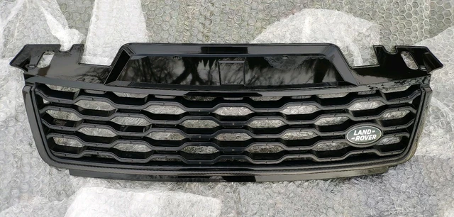 LAND RANGE ROVER SPORT L494 SVR FRONT GRILL CARBON FIBRE BLACK GENUINE ...