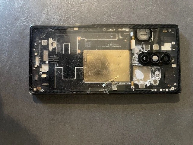 ORIGINAL RED MAGIC Phone Screen Frame Gold Scrap 7Pro 7s Pro 8 Pro 8s £ ...