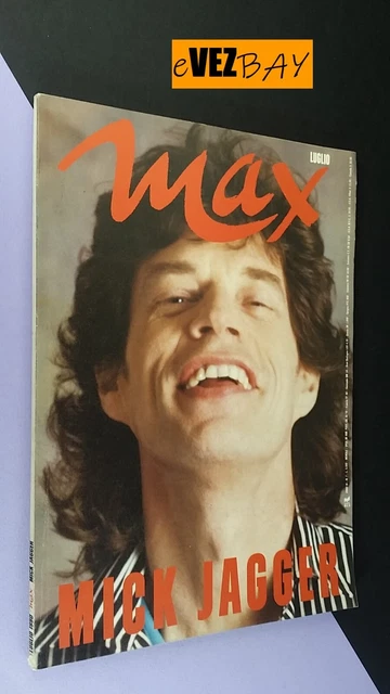 MAX 7-1990 RIVISTA -MICK JAGGER poster-LISA BONET-DEBORA CAPRIOGLIO-BILLY IDOL EUR 8,50 ...