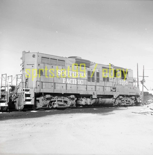 LOCOMOTIVE SP SOUTHERN Pacific EMD GP9 #3358 - Négatif ferroviaire ...