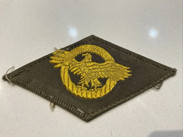 ORIGINAL WWII U.S. ARMY RUPTURED DUCK HONORABLE DISCHARGE OD PATCH WW2 ...