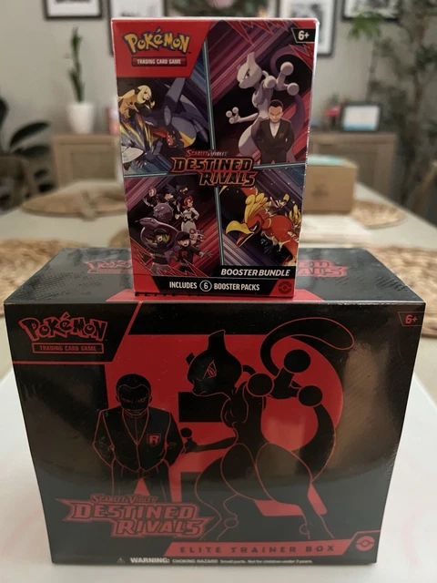 POKÉMON TCG DESTINED Rivals ETB and Booster Bundle. New/Sealed $172.71 ...