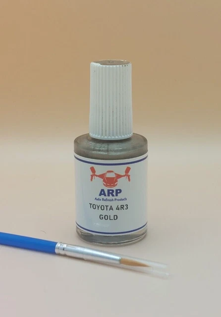 FOR TOYOTA CODE 4R3 GOLD Auto Touch Up Paint +Free Fine Tipped Brush ...