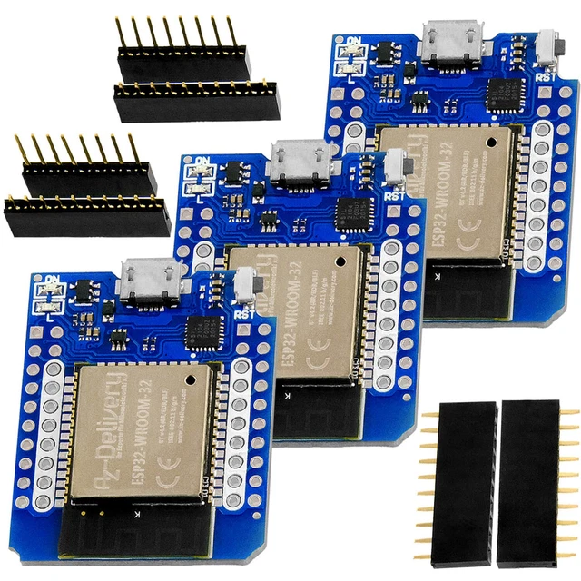 NUOVO D1 MINI Nodemcu ESP32 ESP-WROOM-32 WLAN Wifi Bluetooth IoT scheda ... NUOVO D1 MINI Nodemcu ESP32 ESP-WROOM-32 WLAN Wifi Bluetooth IoT scheda ...