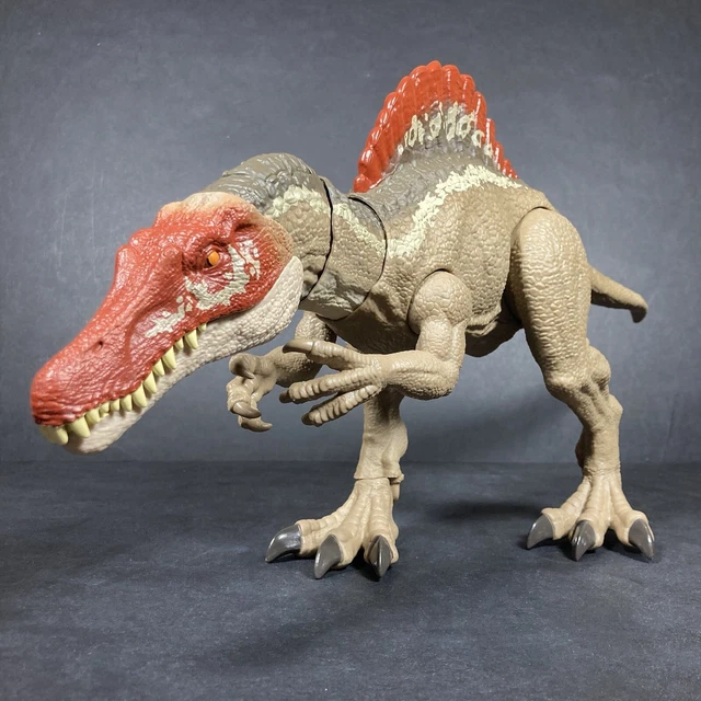 MATTEL JURASSIC WORLD Camp Cretaceous Extreme Chompin' Spinosaurus ...