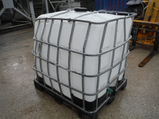 IBC TANK 1000 Litre Container for Water/Oil Storage Damaged Collection ...
