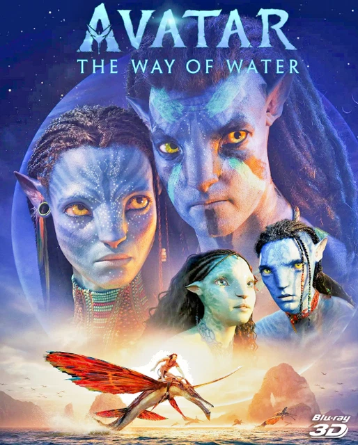 AVATAR: THE WAY of Water 3D 2022 Blu-Ray movie Free Shipping Disc + Slip cover £13.26 - PicClick UK