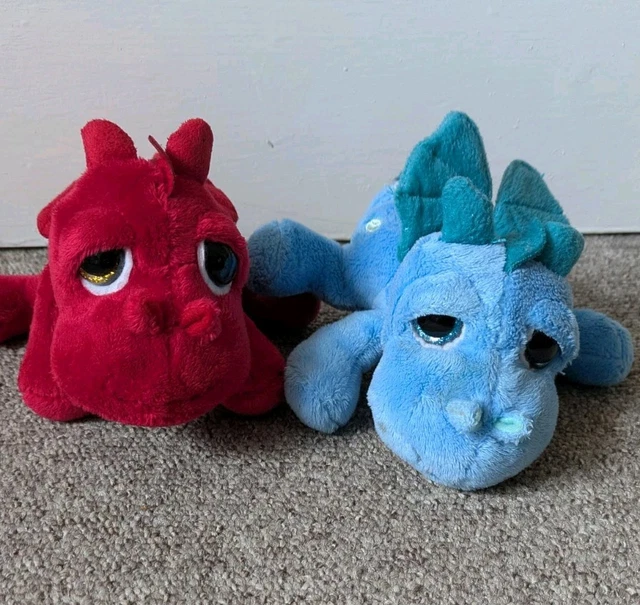 SUKI DRAGON PLUSH Ember & Firestorm 7" Soft Toys £9.99 - PicClick UK