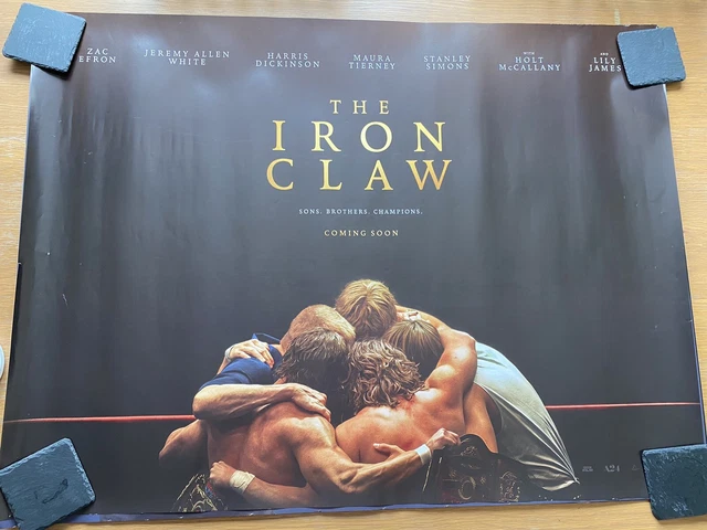 THE IRON CLAW (2024) Cinema Quad Movie Poster (ADV) Zac Efron Jeremy Allen White £12.00 ...