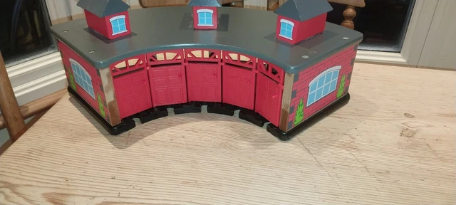 TRAIN GARAGE WOODRN 5 Doors From John Lewis Fits Brio Thomas £16.00 ...
