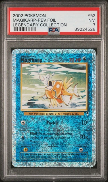 MAGIKARP REVERSE HOLO - 52/110 - Legendary Collection LCRH Pokémon Card ...