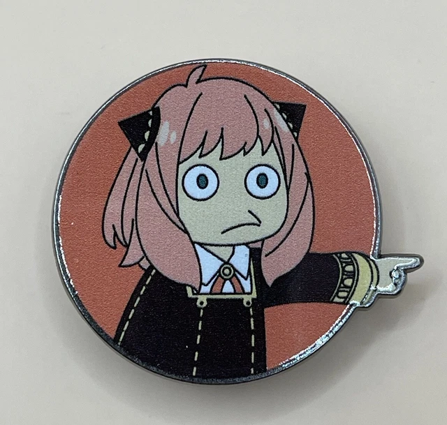 SPY X FAMILY Inspired Anya Forger Big Anime Metal Enamel Pin # ...