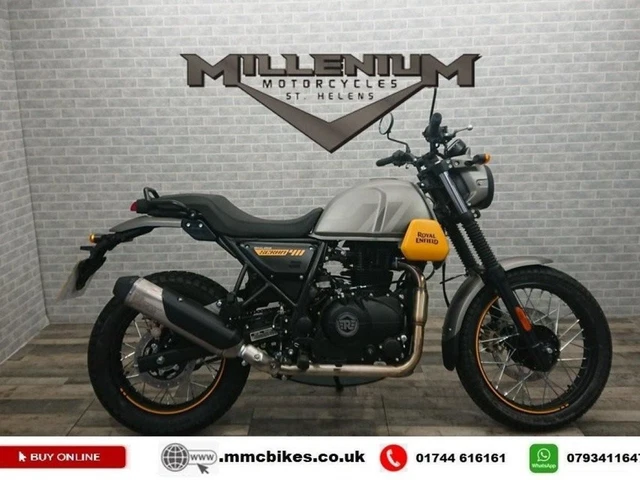 2022 ( 72 Plate ) Royal Enfield Scram 411 In Graphite Yellow. £3,895.00 ...