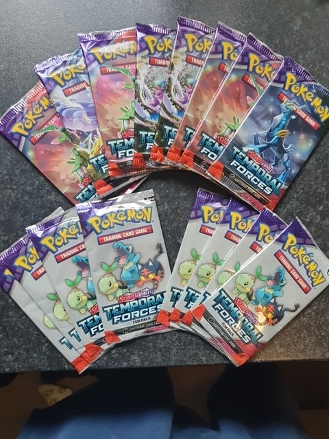 8 POKÉMON TCG Temporal Forces Booster Packs!! +8 Fun Packs! Brand New ...