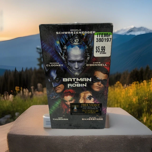 BATMAN ROBIN (VHS, 1997) Warner Brothers New Factory Sealed ! Arnold ...