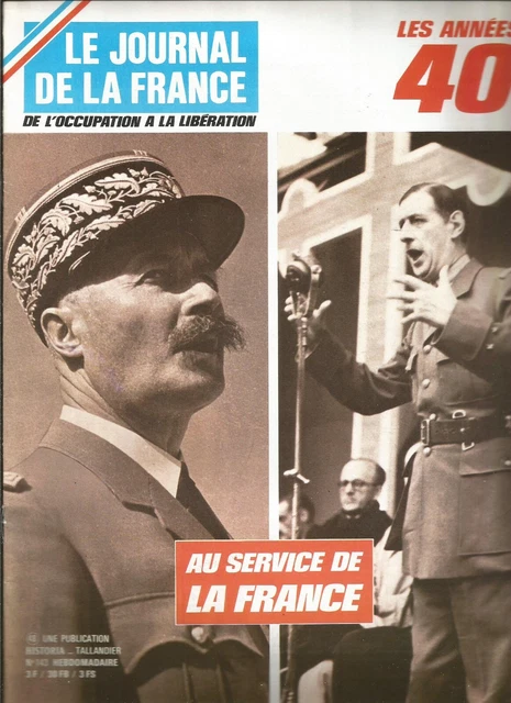 LE JOURNAL DE la France, Les années 40 - n° 143 (48) EUR 7,00 - PicClick FR