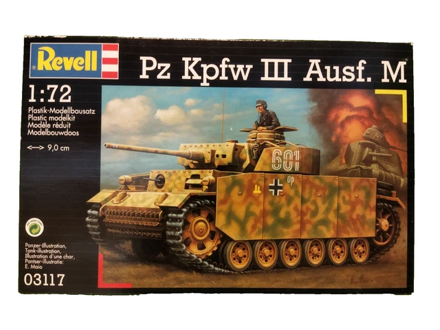 PANZER III AUSF.M German WWII Tank Plastic Model Kit 1/72 Revell 03117 £16.38 - PicClick UK