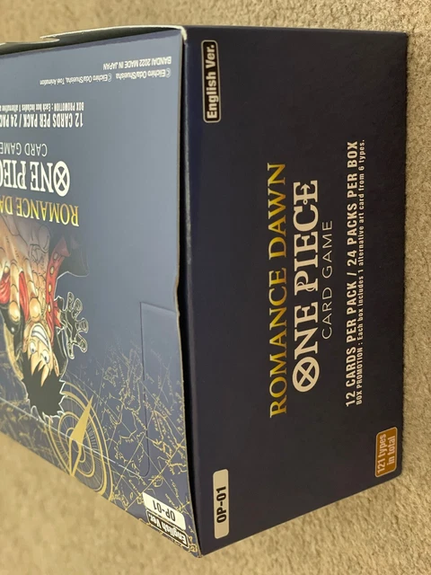 ONE PIECE OP-01 Romance Dawn Booster Box English - SEAL REMOVED | FAST DISPATCH $212.45 ...