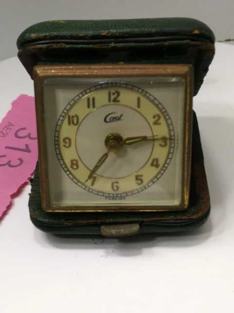 VINTAGE CORAL TRAVEL Alarm Clock £11.12 - PicClick UK