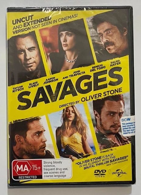 SAVAGES DVD MOVIE Film John Travolta Salma Hayek Action Drama Region 2 ...