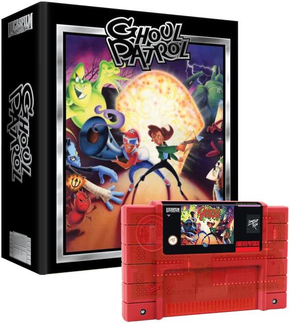 GHOUL PATROL SUPER Nintendo SNES RED Collector's Edition Limited Run ...