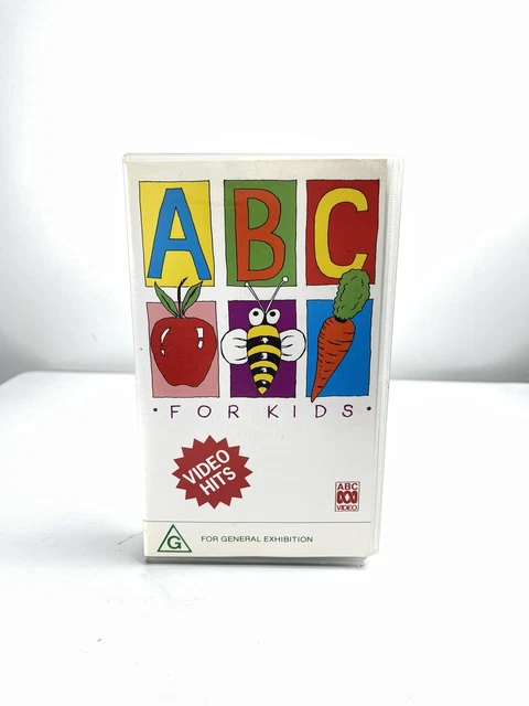 ABC FOR KIDS Video Kids VHS Video Tape EUR 13,20 - PicClick FR
