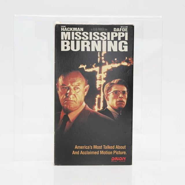 MISSISSIPPI BURNING (VHS, 1988) Gene Hackman William Dafoe Vintage ...