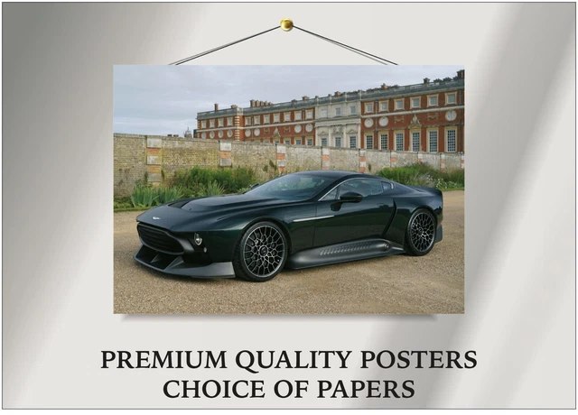 ASTON MARTIN VICTOR HyperCar Large Poster Art Print Gift A0 A1 A2 A3 A4 ...