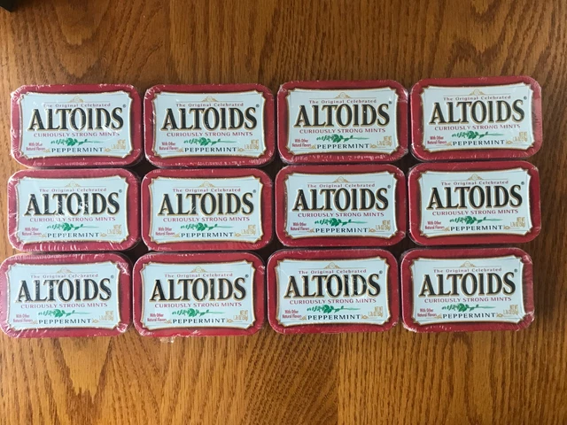 12 SEALED TINS peppermint altoids breath mints 2026 bb dates £17.99 ...