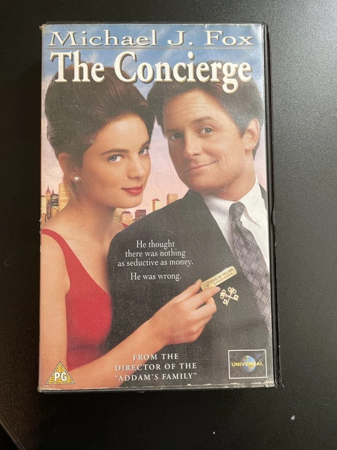 THE CONCIERGE (VHS) 1993 Big Box Michael J. Fox, Gabrielle Anwar Rare Movie £5.50 - PicClick UK