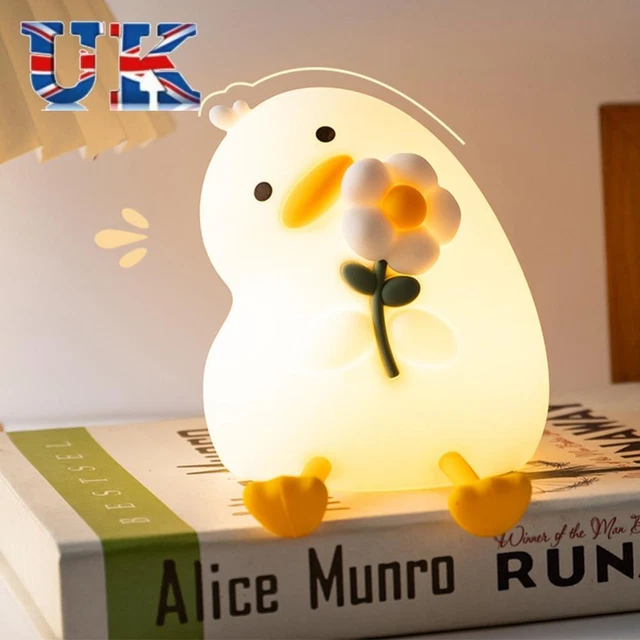 SILICONE PAT NIGHT Light Atmosphere Light Cartoon Sleeping Light for ...