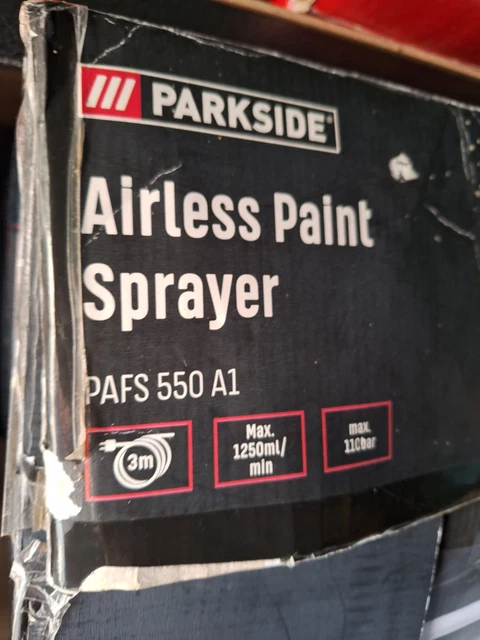 PARKSIDE PAFS 550 A1 airless Sprayer £140.08 - PicClick UK