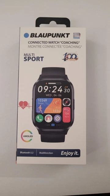 SMARTWATCH MULTI SPORT Blaupunkt Amoled VocalAssistant Bluetooth 5.3 ...