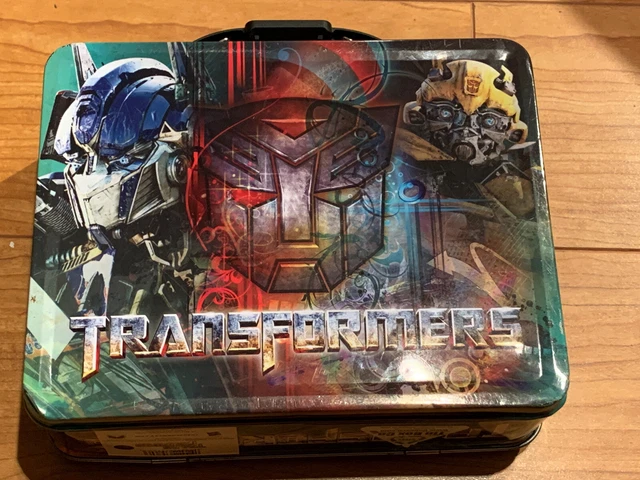 TRANSFORMERS OPTIMUS PRIME & Bumblebee Tin Box Co. Collectible Dark Of ...