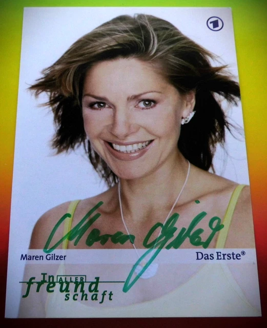 MAREN GILZER - Deutsche Schauspielerin - Karte mit Original-Autogramm EUR 2,98 - PicClick DE