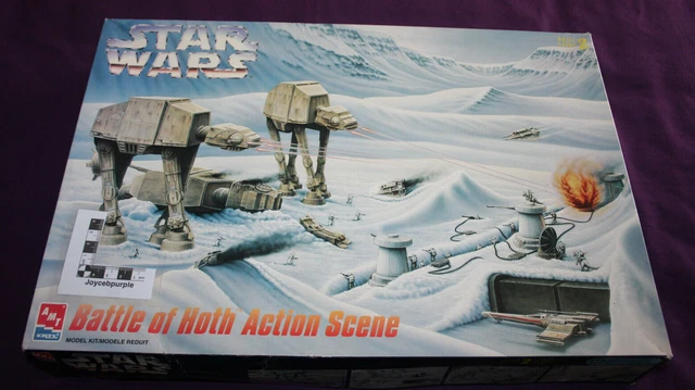 AMT STAR WARS Battle of Hoth Action Scene 1:156 scale model diorama kit ...