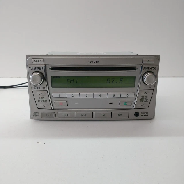 TOYOTA YARIS STEREO Head Unit PZQ60-00044 NCP9# 2006 2007 2008 2009 ...