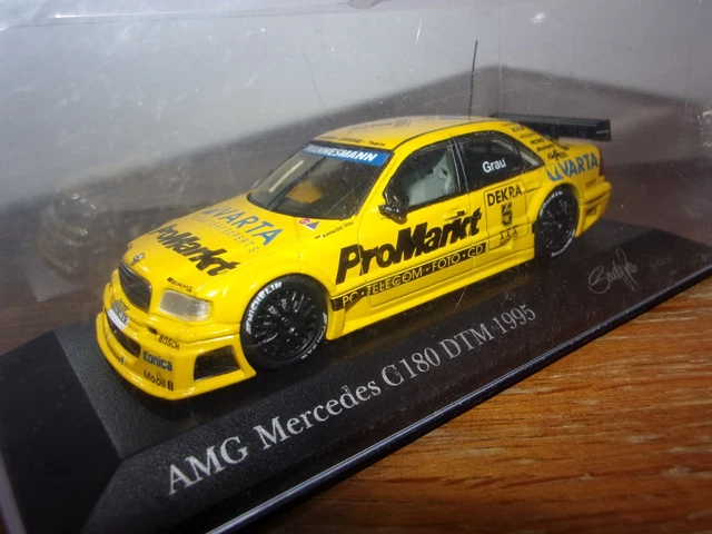 1/43 MERCEDES C 180 DTM 1995 Grau Promarkt Paul's Model Art Minichamps ...