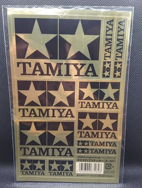 TAMIYA LOGO STICKER gold Tamiya event venue item TAMIYA sticker Tamiya ...