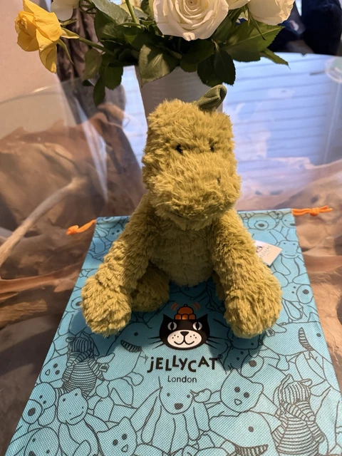JELLYCAT - FUDDLEWUDDLE Dino - Medium Plush Soft Toy 9" Retired Dinosaur BNWOT £22.10 - PicClick UK