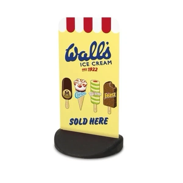 PAVEMENT WALLS RETRO Sign Since 1922 Ice Cream World Famous Walls Ice ...