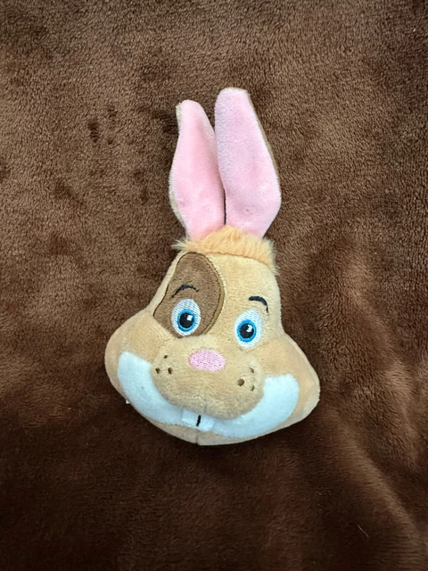 PARKDEAN RESORTS SPARKY bunny rabbit bag clip soft toy plush head £9.50 - PicClick UK