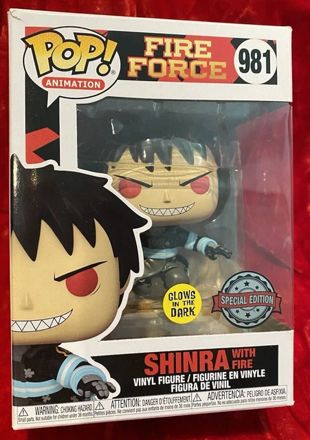 SHINRA WITH GLOW Fire Force Anime Series Figure Funko Pop 981 Mint ...