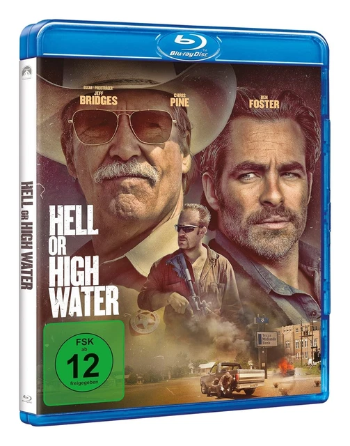 HELL OR HIGH Water (2016)[Blu-ray/Neu/OVP] Chris Pine, Ben Foster, Jeff ...