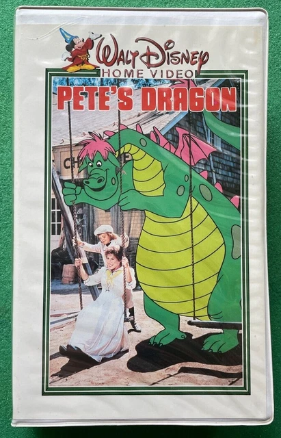 Pete S Dragon Vhs Walt Disney Home Video White Clamshell Rare Cover ...