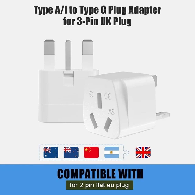 UK TRAVEL ADAPTER, UK to AUS Universal Travel Power Adapter, Australia ...
